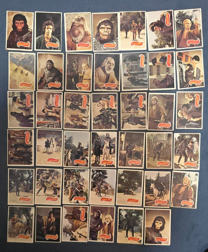 Planet of the Apes gum trade cards 1967 Apjac production | eBay UK