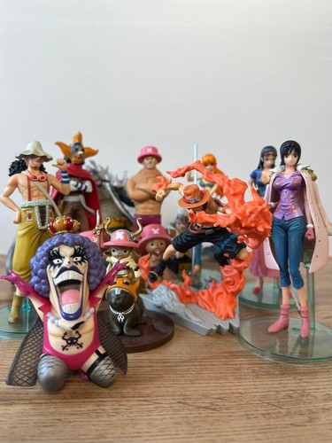 One Piece Figures Lot - Stampede Usopp Ace Nami Chopper Bon Clay Action ...