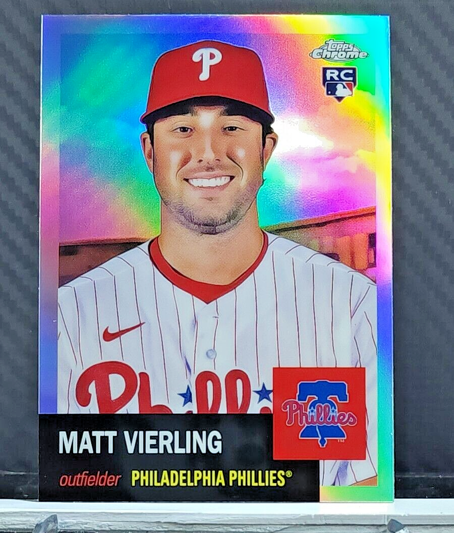 Matt Vierling 2022 Topps Chrome Anniversary REFRACTOR SP #204 ...