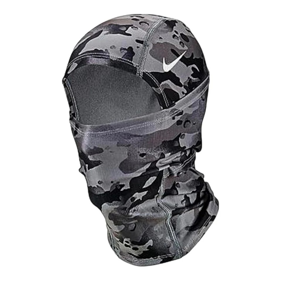 Nike Pro Hyperwarm Ski Mask Hood - Grey Camo - Rare - NEW | eBay