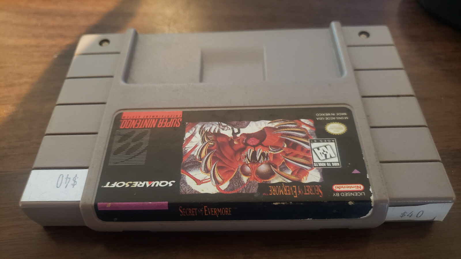 Secret of Evermore (Super Nintendo Entertainment System SNES ) Tested ...