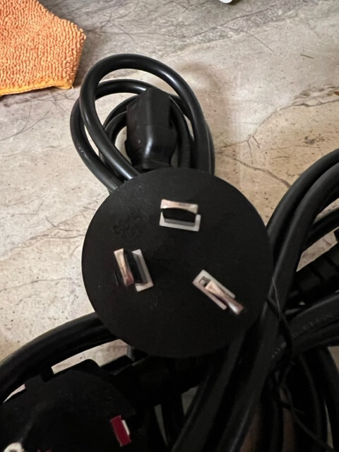 Type I power cord, mainly used in Australia, New Zealand, China ...