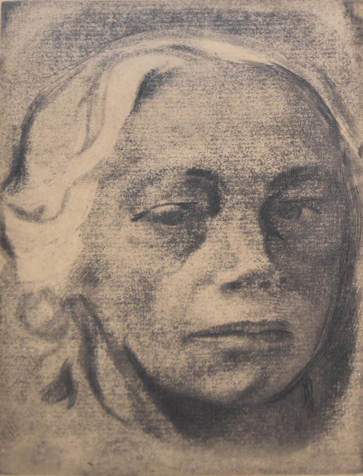KATHE KOLLWITZ-German Expressionist-LIM.ED Etching-Munich Stamp-Self ...