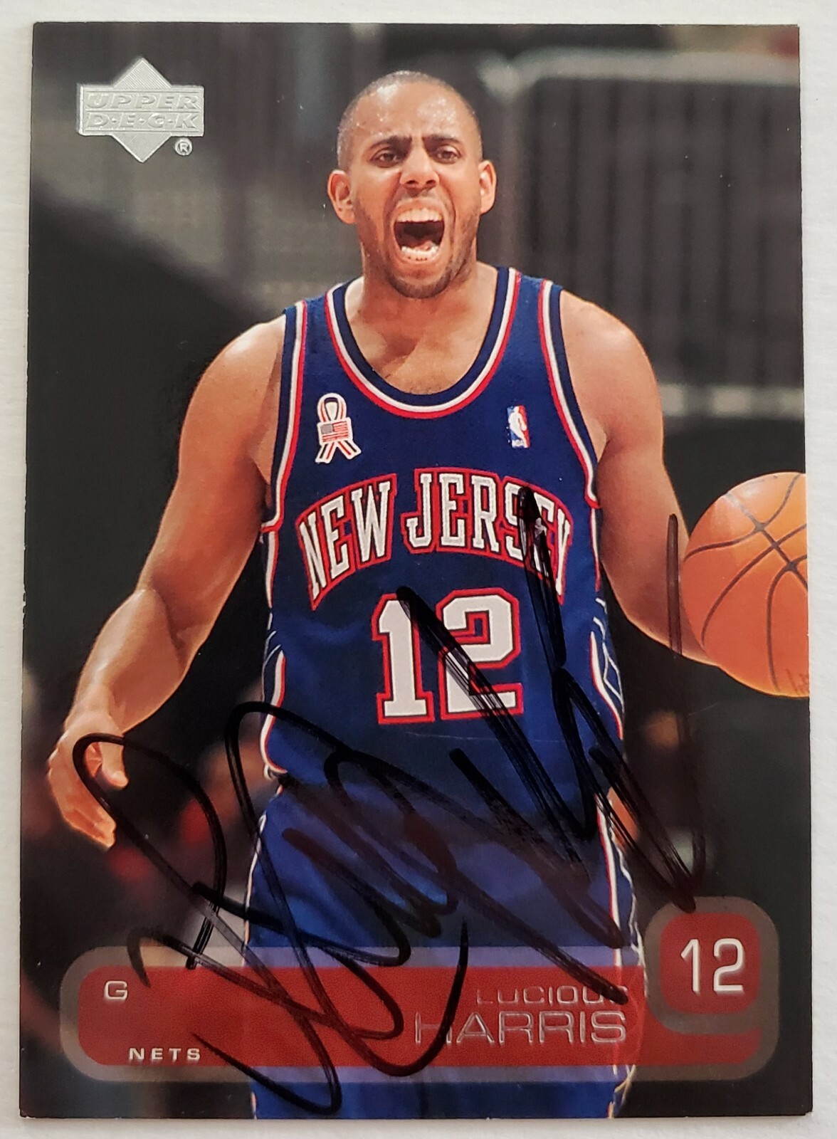 Lucious Harris Signed 2002 Upper Deck #103 Card New Jersey Nets NBA RAD ...