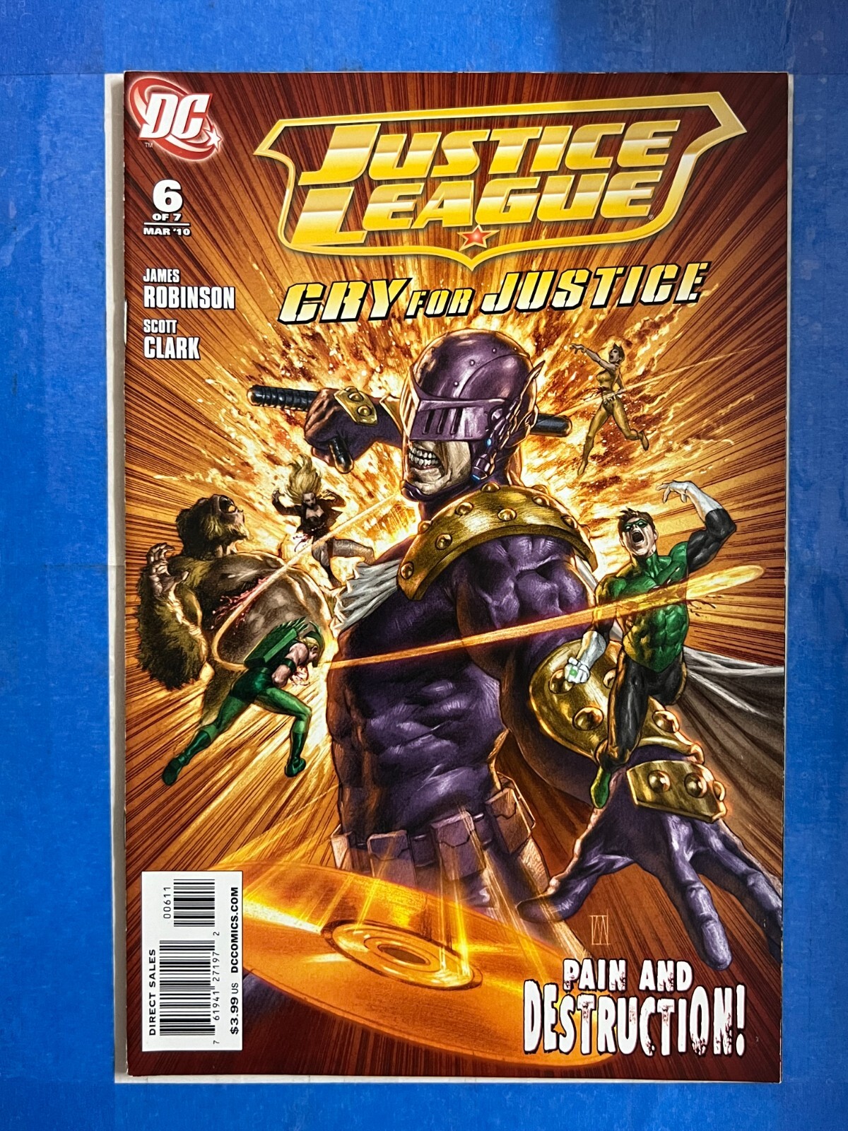 JUSTICE LEAGUE : Cry For Justice #6 DC Comics 2010 | Combined Shipping ...