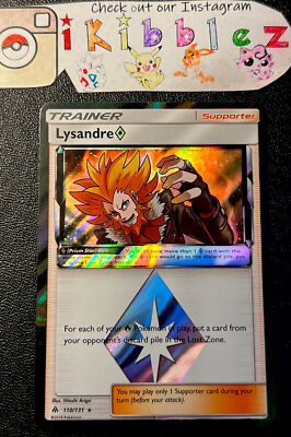 Lysandre Prism Star 110/131 NM Holo Rare Pokemon Card. Free Tracked ...