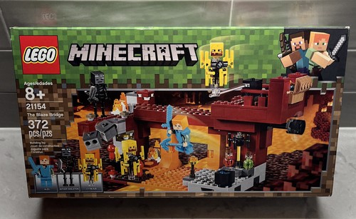 LEGO Minecraft: The Blaze Bridge (21154) NEW SEALED 2019 Mojang Studios ...