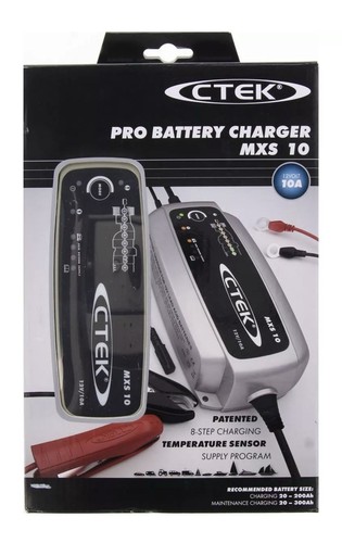 CTEK MXS 10 Amp Smart Battery Charger 12V Car Caravan RV Boat Marine ...
