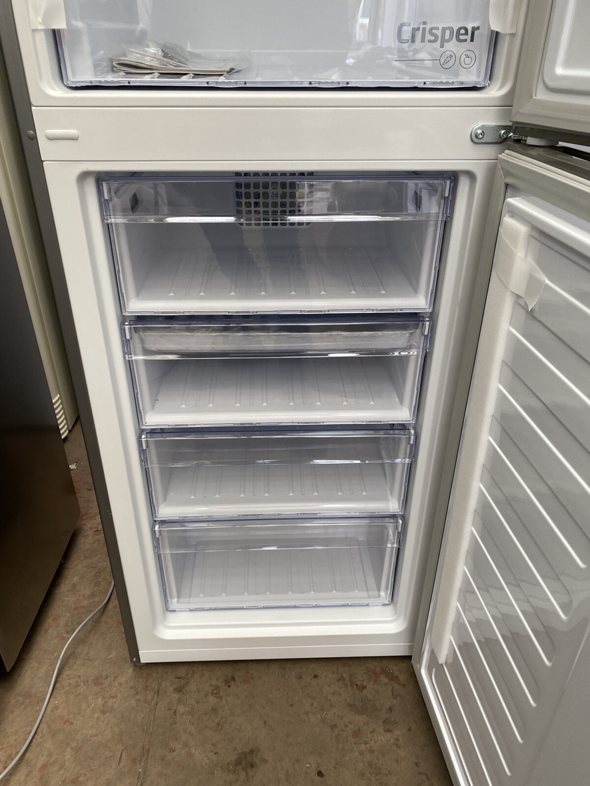 New Graded Beko CFG4582S E 54cm Free Standing Fridge Freezer Frost Free ...