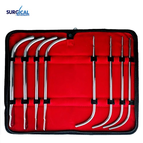 8 Pcs Van Buren Dilator Urethral Sounds Set Kit OB/Gynecology Surgical ...