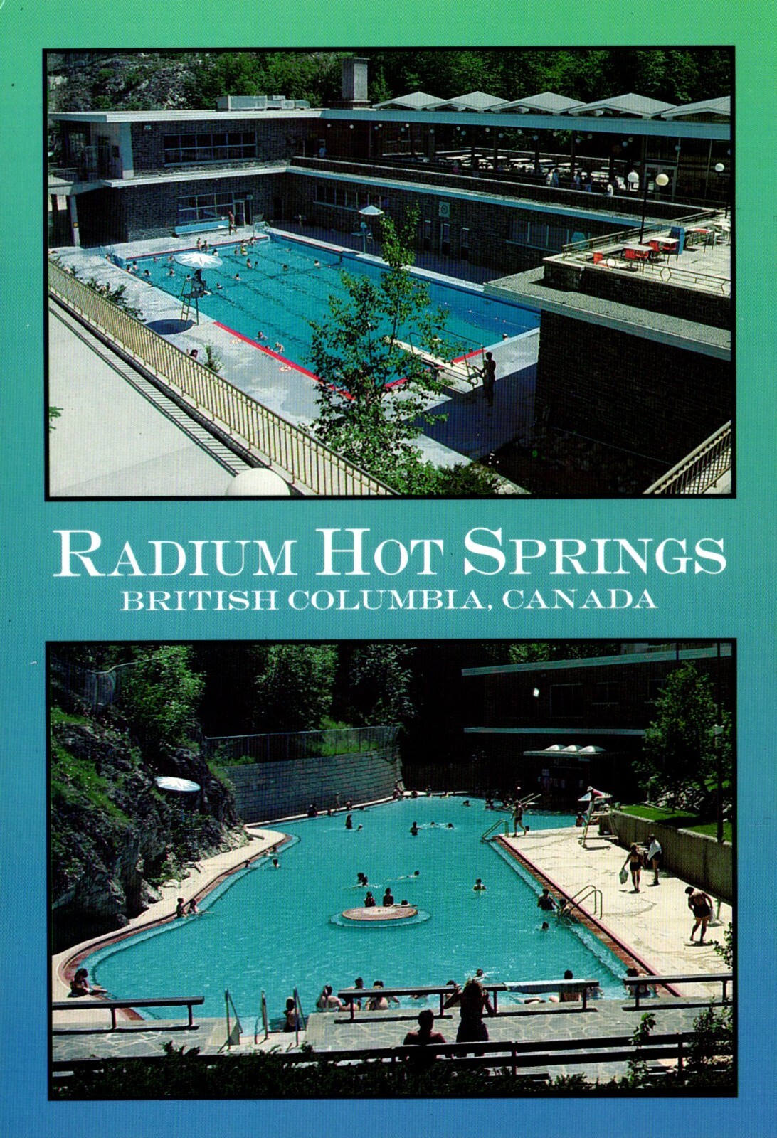 Radium Hot Springs British Columbia Canada Postcard | eBay