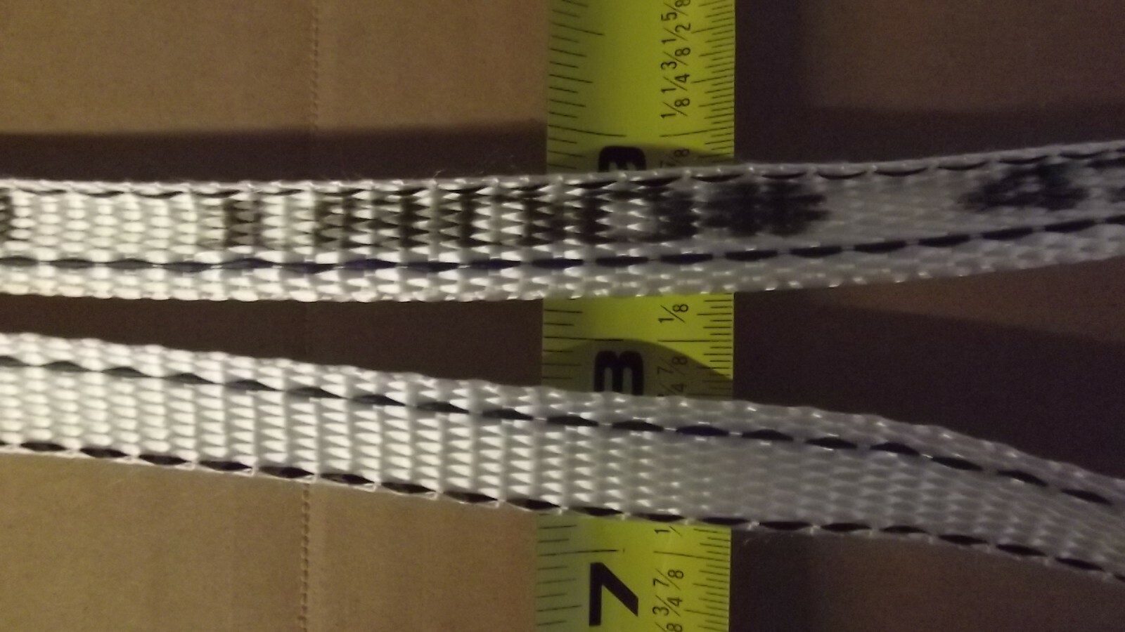 5/8" x 600' 1800# tensile polyester detectable pull tape, mule tape ...