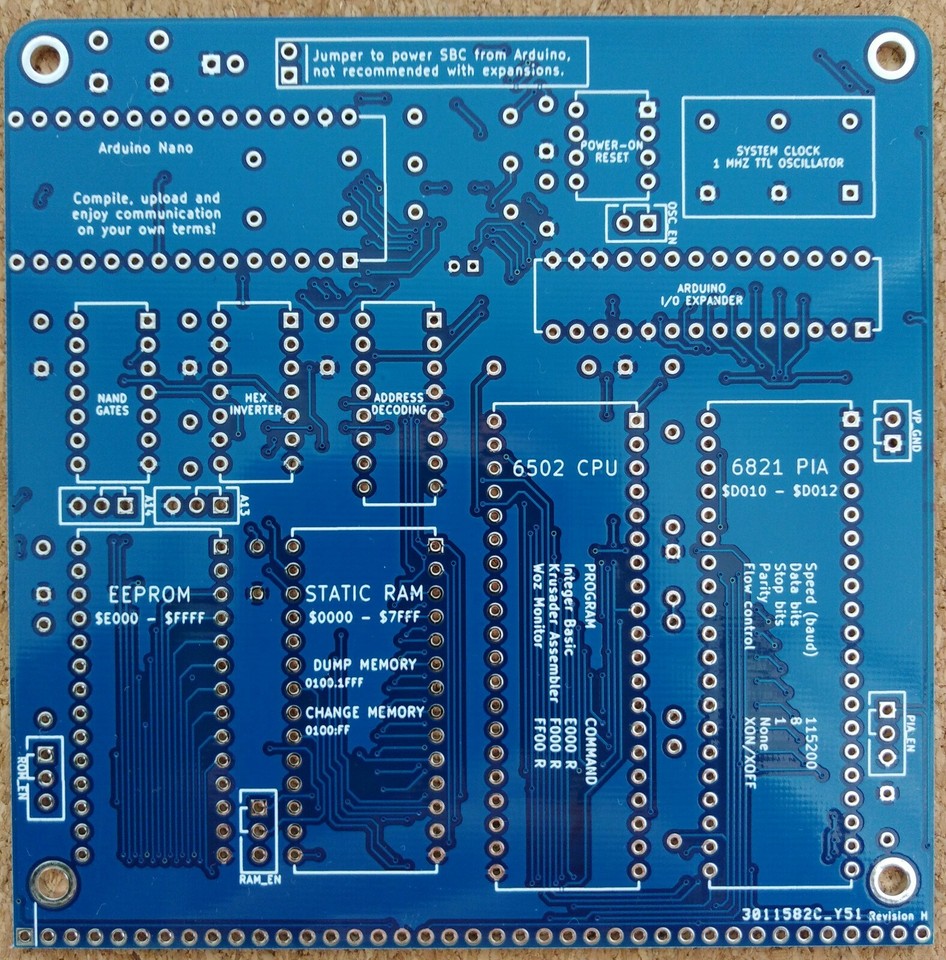RC6502 Rev H Apple 1 Replica PCB | eBay UK