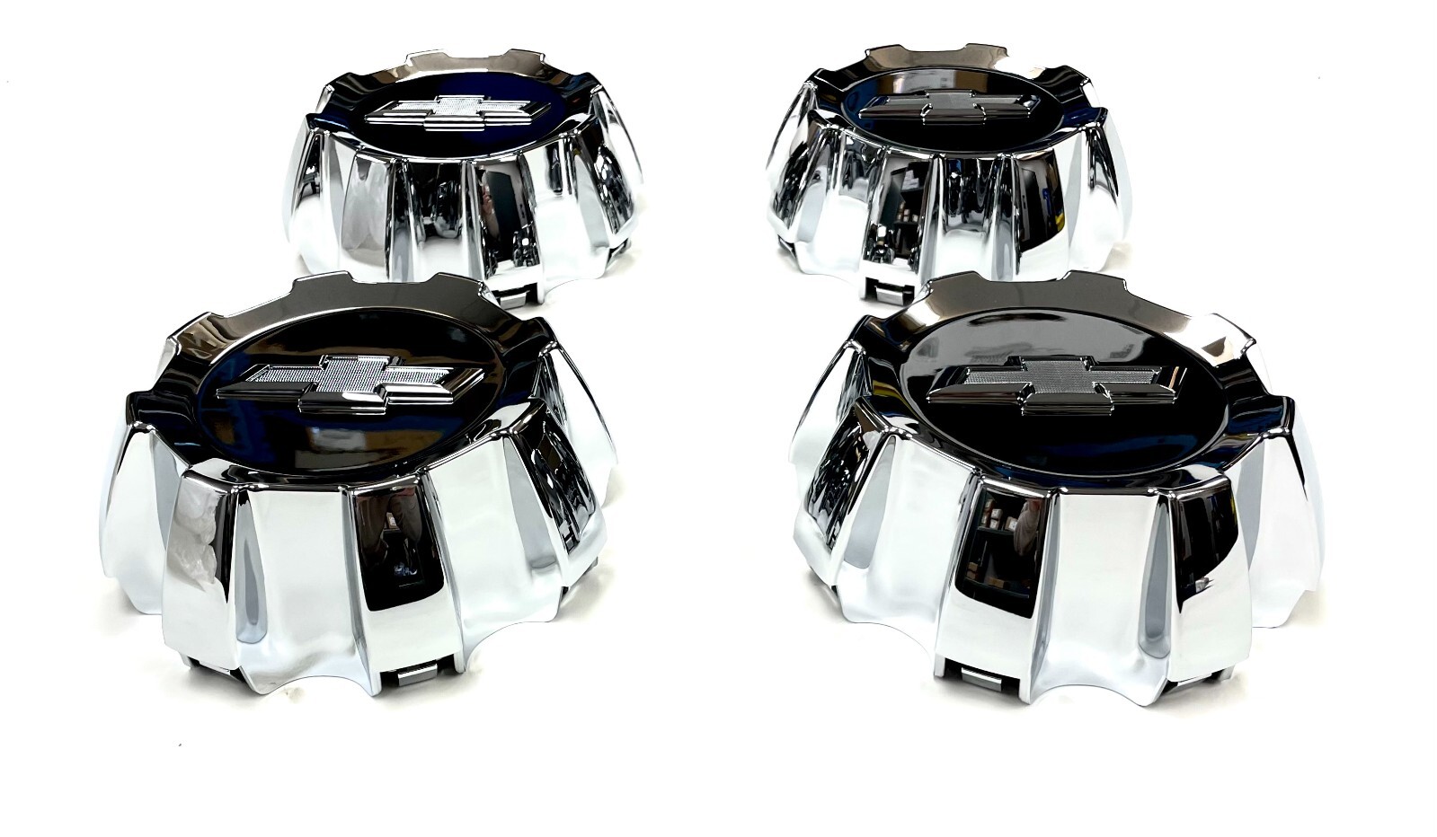 2015-2020 Silverado 2500HD 3500HD Chrome Center Caps Qty 4 22909149 w ...