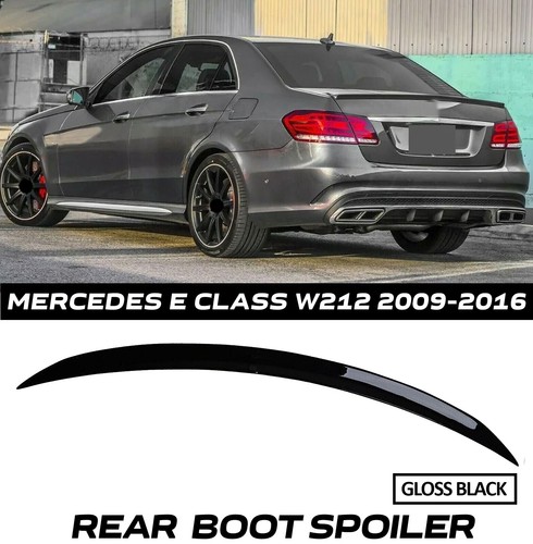 FOR MERCEDES E CLASS W212 GLOSS BLACK AMG REAR TRUNK BOOT SPOILER LID ...