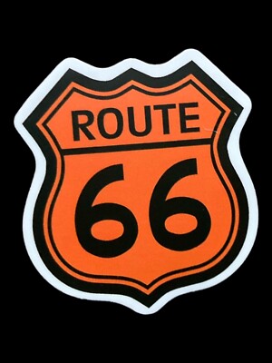 Route 66 Sticker Decal 2.25”x 2” | eBay