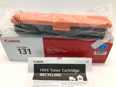 Genuine Canon 131 Cyan Toner Cartridge 6271B001 13803151480 | eBay