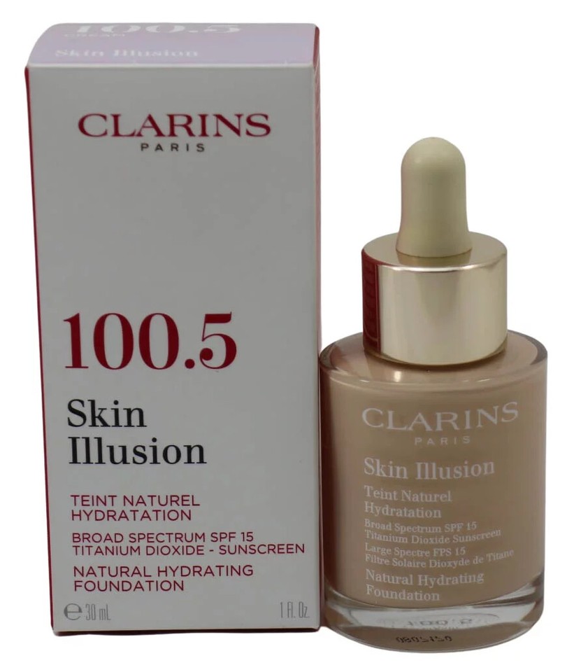 CLARINS Skin Illusion Natural Hydrating Foundation SPF 15 (Choose Shade ...
