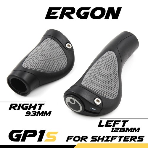[2P] Ergon GP1-S Rohloff/Nexus Bike Grips Large + small/Left+ Right for ...