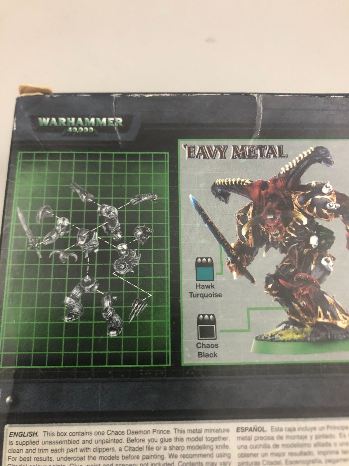 Warhammer 40K Classic Chaos Daemon Prince BRAND NEW in Box CSM metal ...