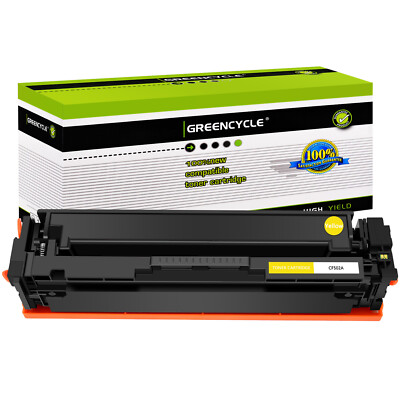 1PK Yellow Toner Fit for HP CF502A 202A Color LaserJet Pro M254dn ...