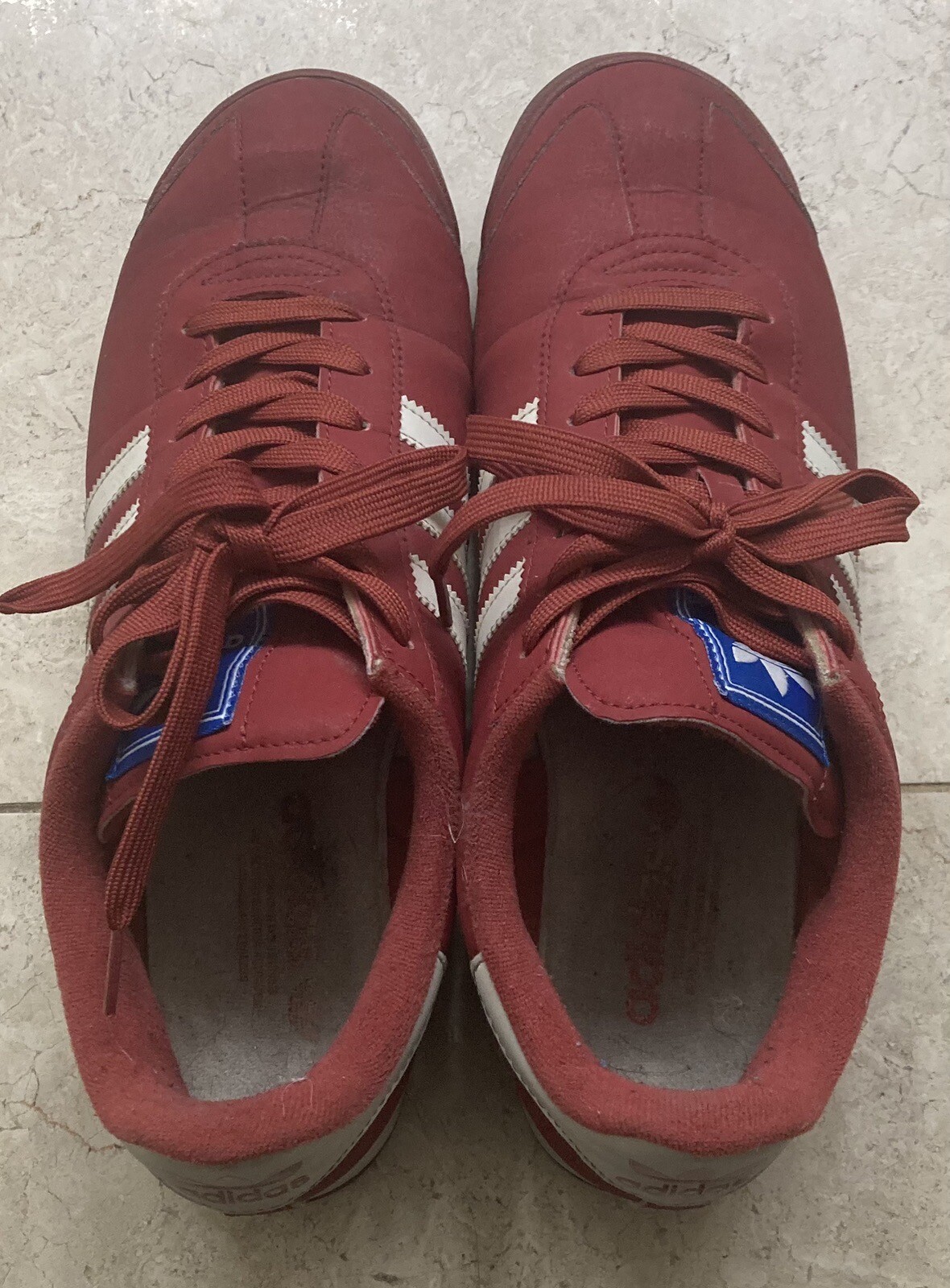 Adidas Mens Shoes Size 11.5 Color Red Model # PYV 702001. In Great ...