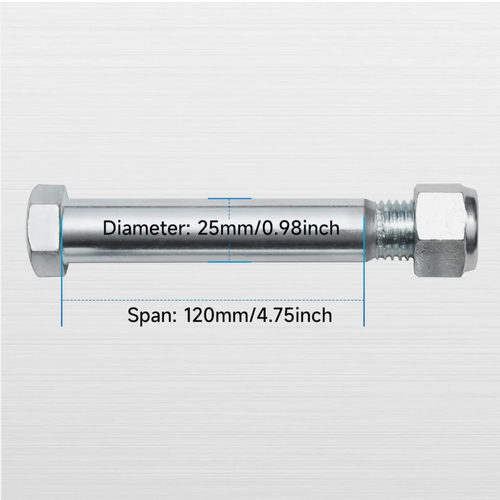 2-piece Set 25mm approximately 1" Diameter Pins for Mini Excavator ...