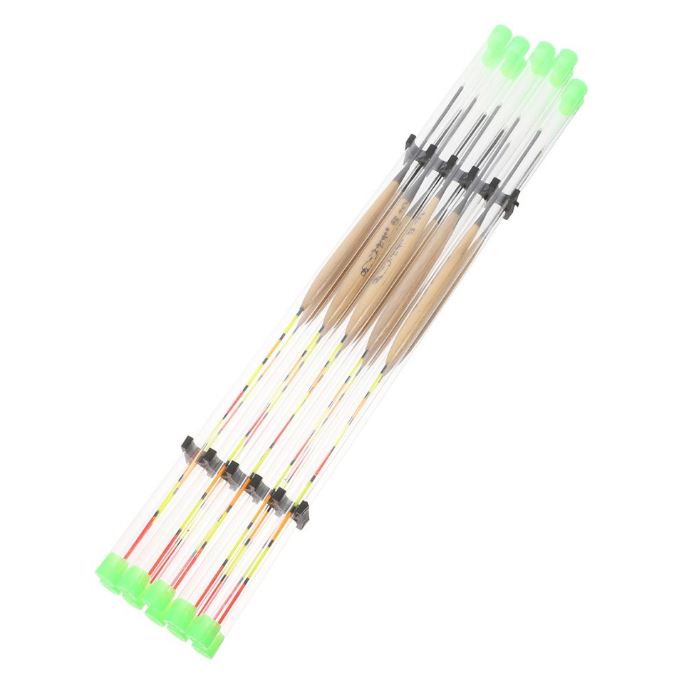 10 Pcs Float Bite Indicator Fishing Waggler Vertical Buoy Floats Tackle ...