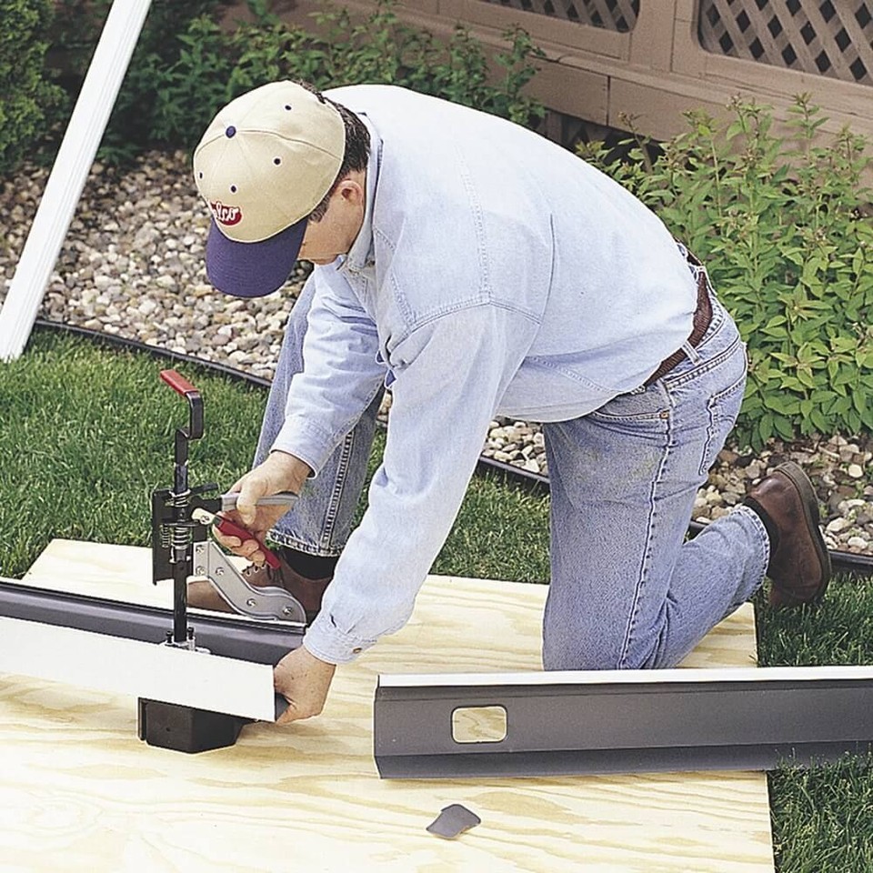 Malco Gutter Outlet Punch Incudes 2" x 3" Standard Rectangular Die Set ...