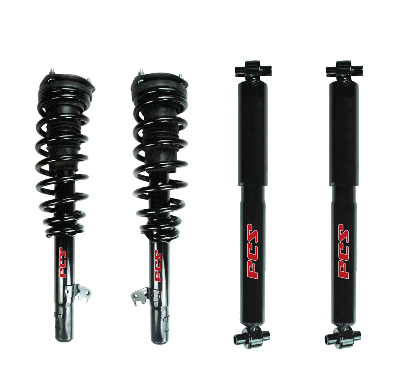 FCS Front Struts Coil Springs & Rear Shocks Kit For Ford Fusion Mercury ...