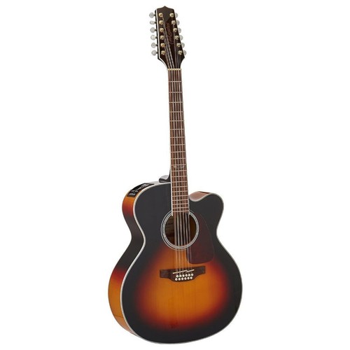 Takamine GJ72CE G Series Gloss Sunburst 12-String Acoustic-Electric ...
