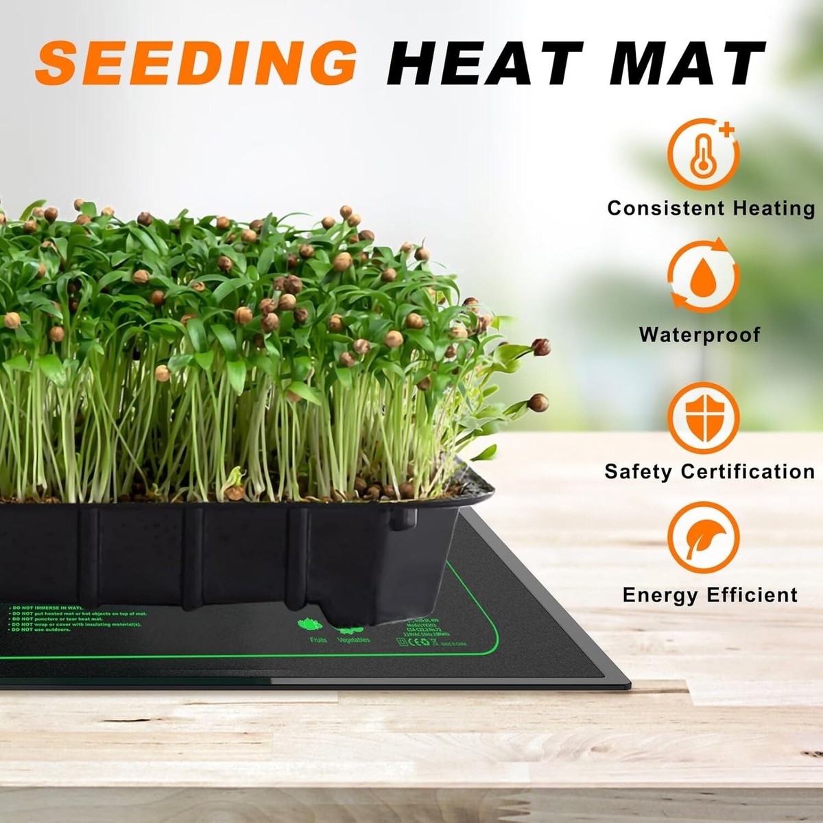 Plant Starting Heat Mats Seedling Heat Mat — San Diego Seed Company