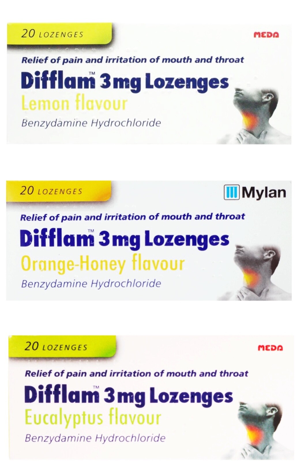 DIFFLAM Lozenges 3mg (20 per Pack) - Various Flavours **from £10.66 ...