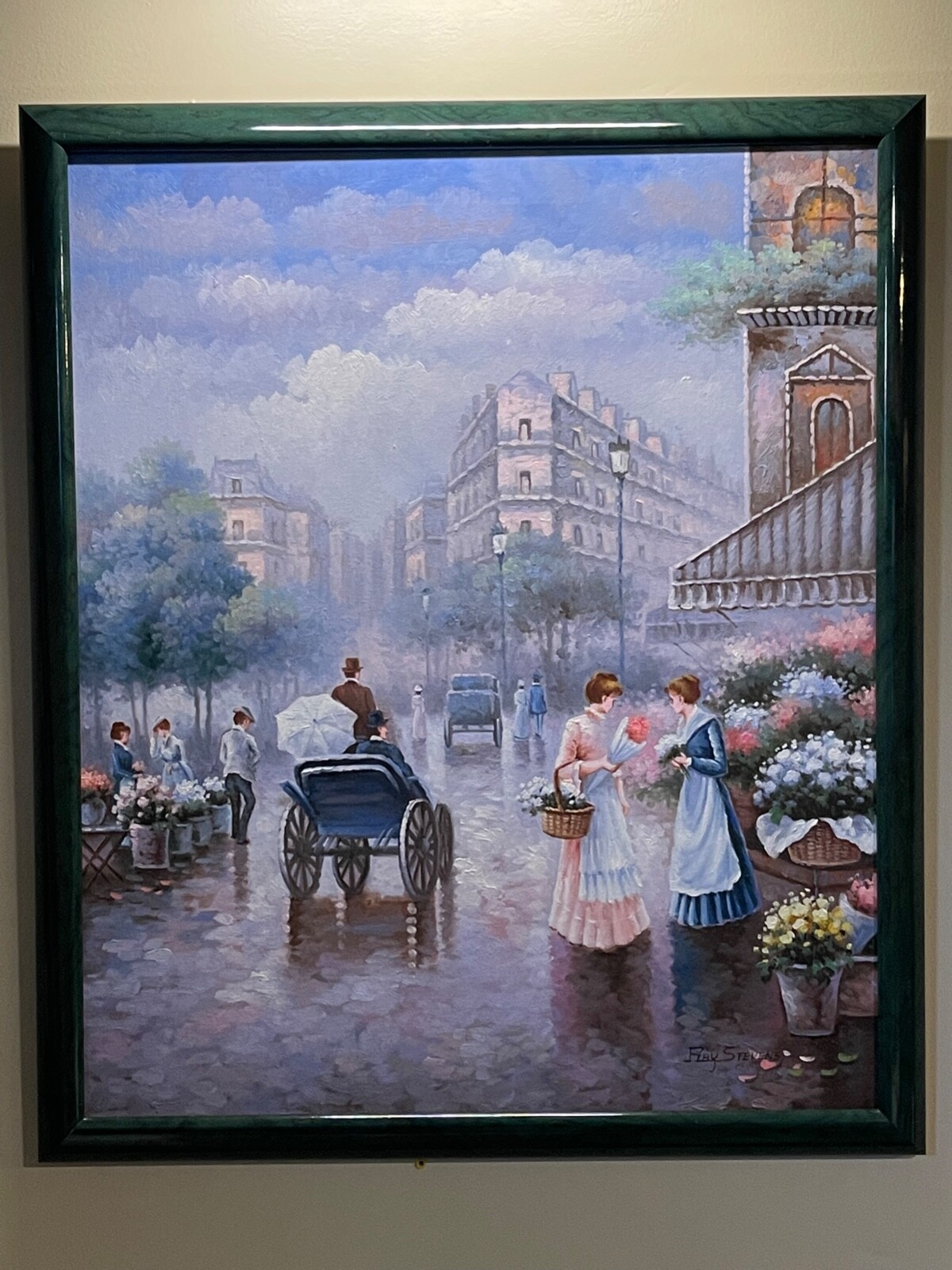 Ray Stevens Original Oil Painting on Canvas Signed and Framed w/COA | eBay