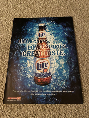 Vintage Miller Lite Posters Miller Lite Vintage Beer Ad: If You've Got
