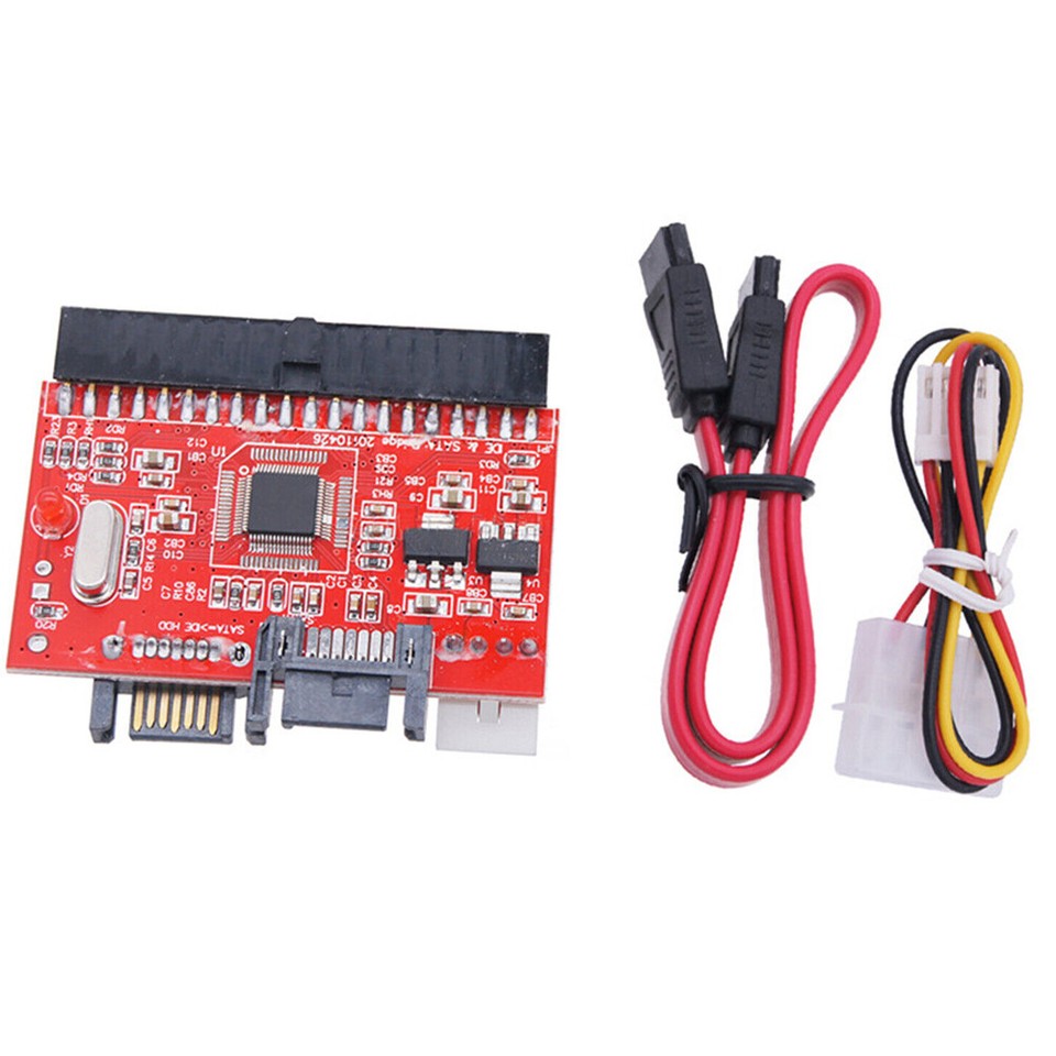 PATA/IDE TO Serial ATA SATA Interface Hard Drive HDD DVD Adapter ...