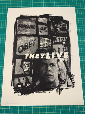 They Live by Adam Maida Variant Screen Print Art Poster 2012 | eBay