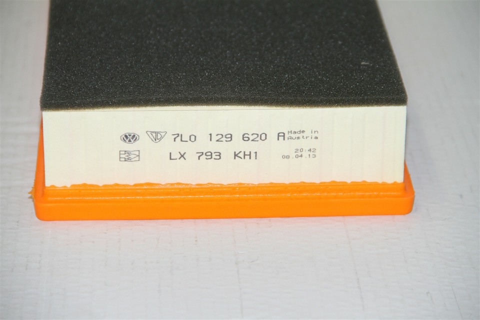 Engine air filter element Audi Q7 / VW Touareg 7L0129620A New genuine ...