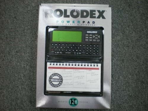 EL2128 ROLODEX POWER PAD 128K 2000 NAMES & NUMBER NEW / SEALED | eBay