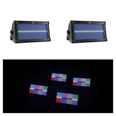 2pc Atomic 1000W led Strobe Light RGB Wash +white Flash Stage DJ strobe ...