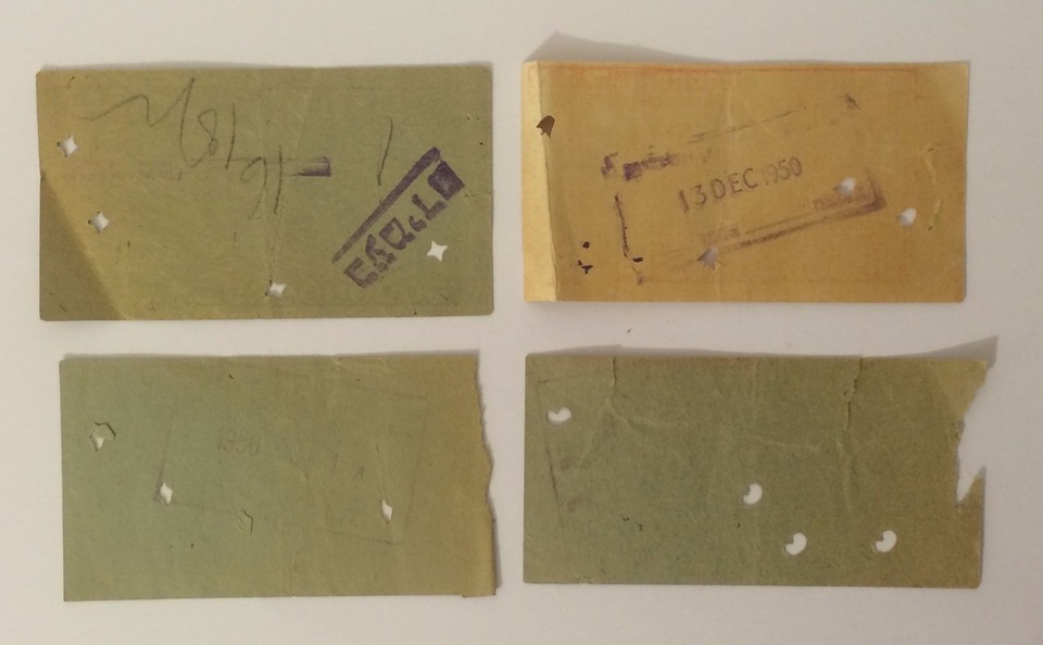 Vintage Israel 4 Cards Tickets Egged Bus Company, Egged Israel 1950s | eBay