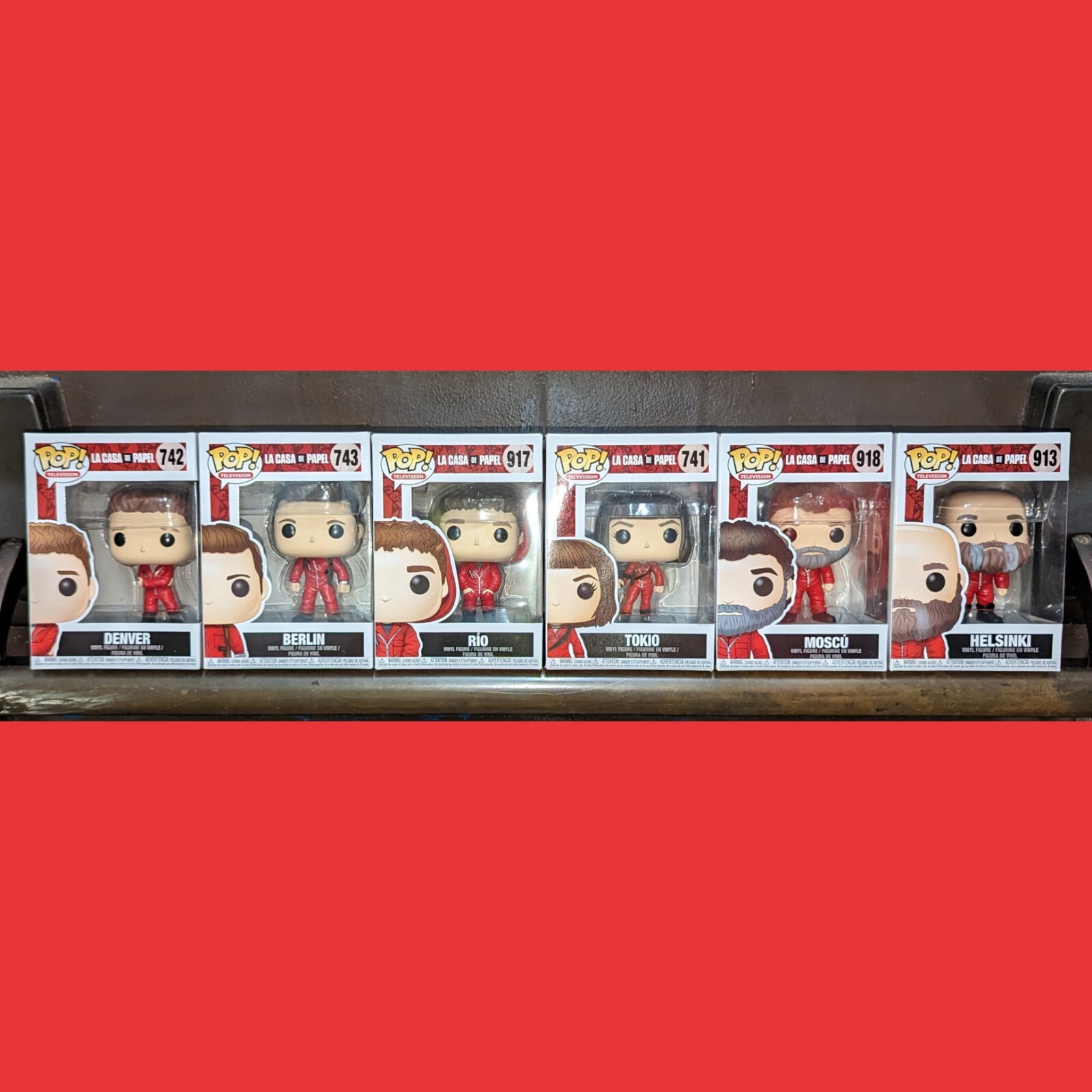 NETFLIX - Money Heist - Funko POP Lot Of 6 | eBay