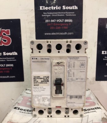 Eaton Cutler Hammer Circuit Breaker FD3100L 100 Amp 600 Volt 3 Pole | eBay