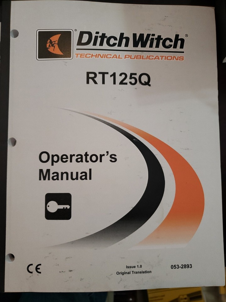 Ditch Witch Rt125q Parts And Operators Manuals | eBay