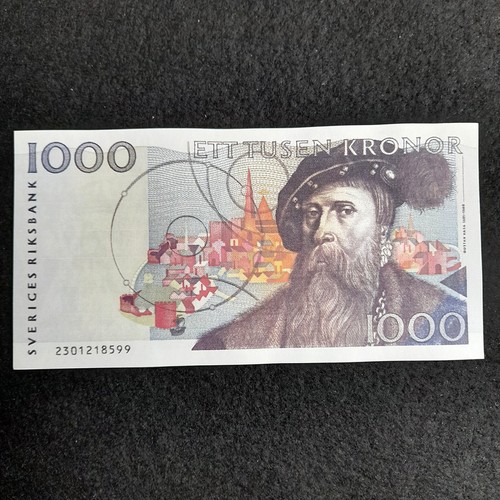 1000 Kronor Sweden 1989 Banknote Reproduction P-60 | eBay