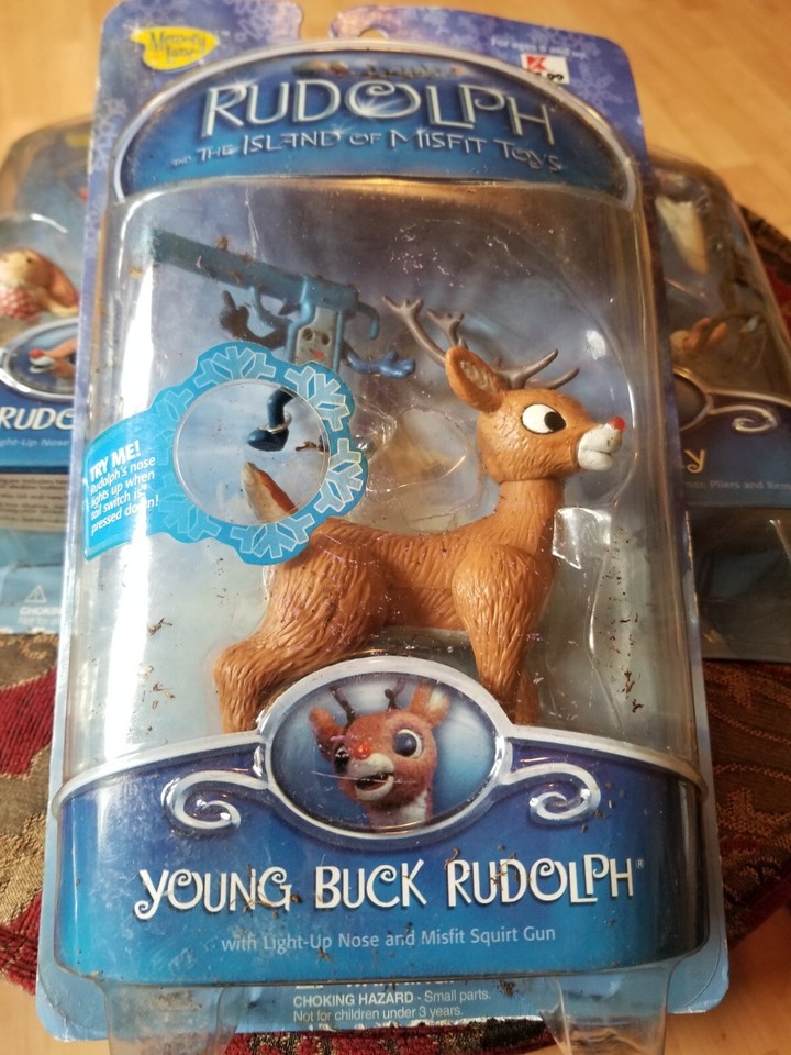 Rudolph The Red Nosed Reindeer Figures Young Buck, Hermey, Mrs Claus ...