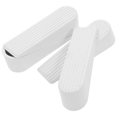 4pcs Floor Door Stops Rubber Stopper Wedge Stoppers For Bottom Of Door ...