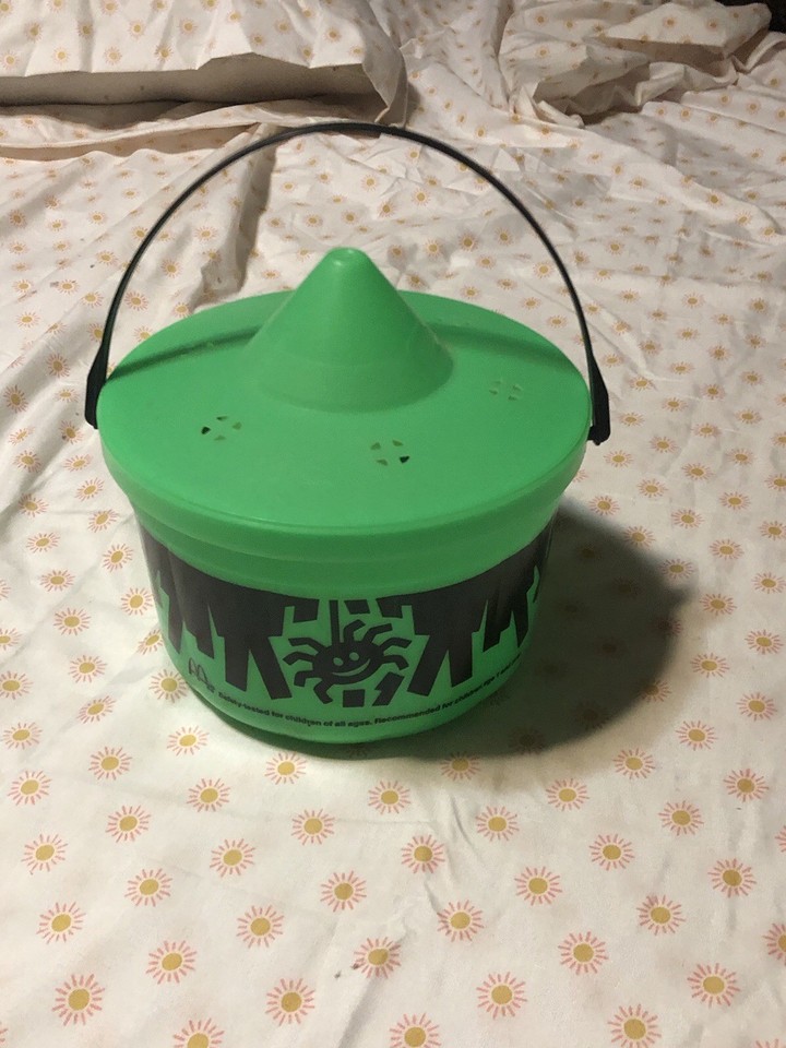 VTG McDonald's 1986 Green Witch Boo Candy Bucket Halloween Pail ...