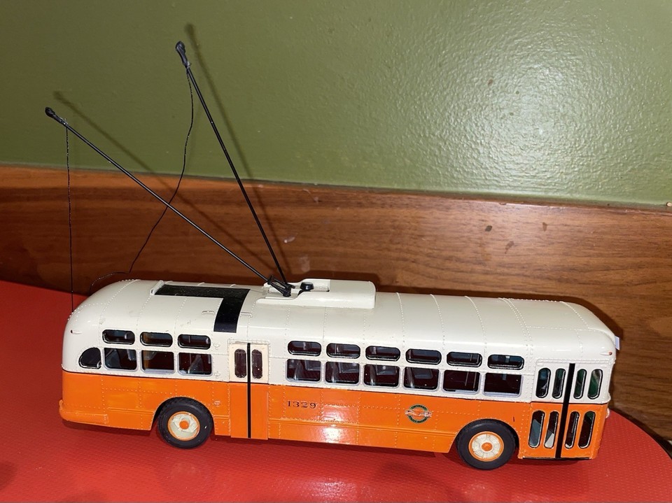 Cincinnati Street Railway Electric Trolley Bus Model | eBay