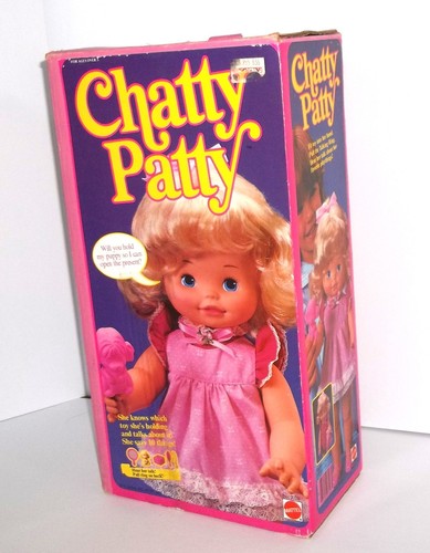 Mattel Chatty Patty Doll Mint Unused in Beautiful Box 1983 Complete ...